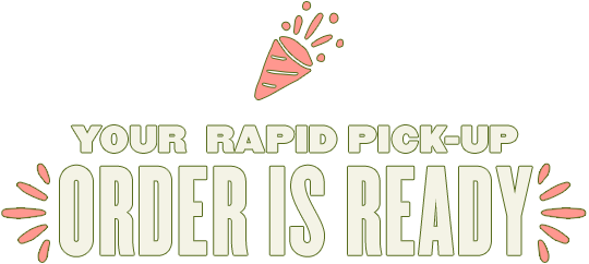 S/V Sundance: Woo! 🎉 Your Rapid Pick-Up order is READY!